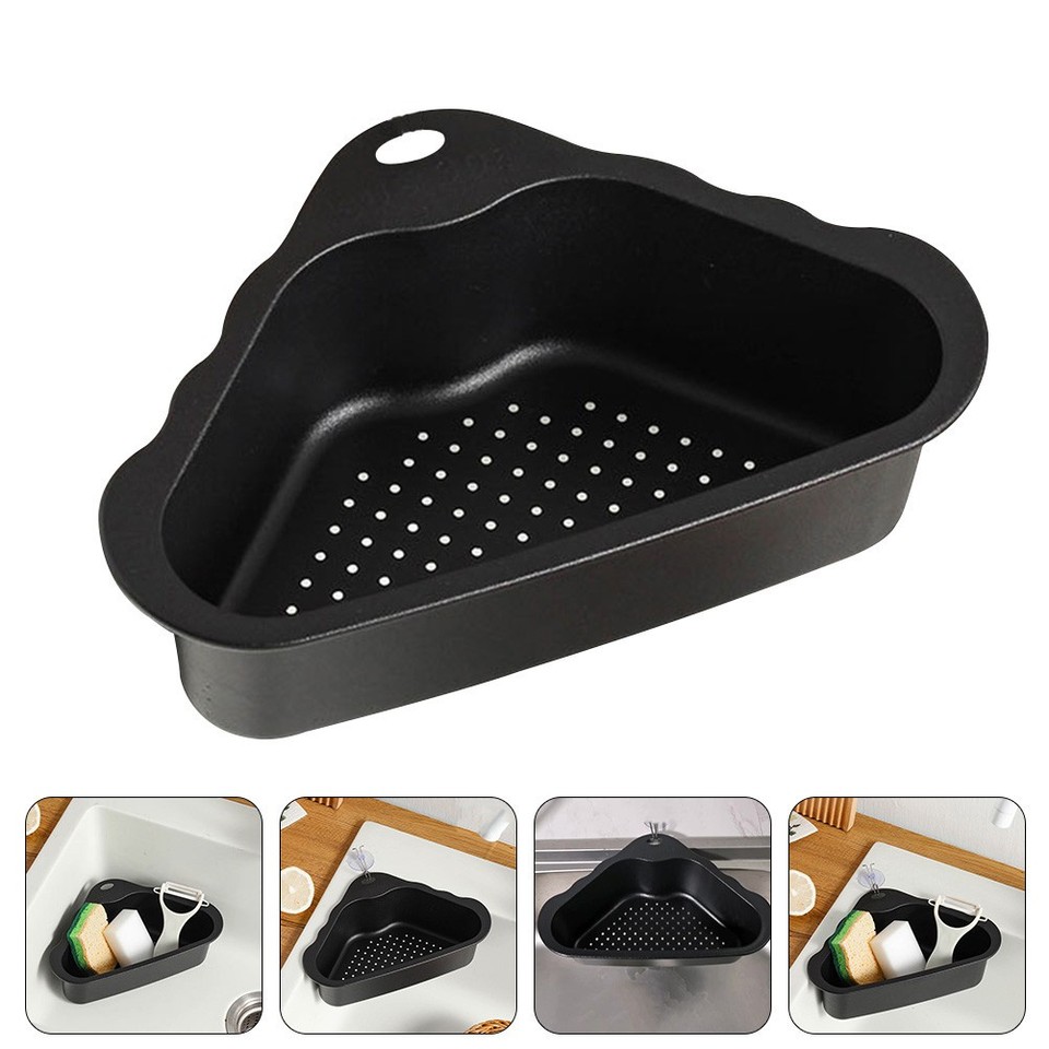 Kitchen Multi-functional Drain Basket Food Holder for Sink Corner | eBay UK