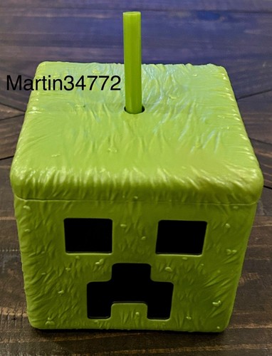 New HTF Minecraft Movie Creeper Drink Cup Tumbler Cinemark Regal AMC ...