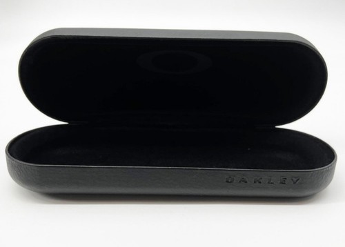 NEW OAKLEY BLACK SMALL AUTHENTIC CLAMSHELL EYEGLASSES HARD CASE | eBay