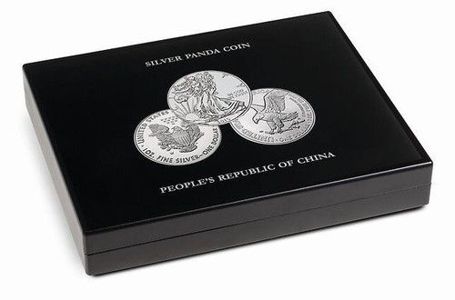 Silver Eagle Coin Display Box Case + 1 Tray + 40 Lighthouse 41mm ...