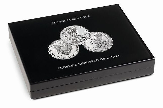 Silver Eagle Coin Display Box Case + 1 Tray + 40 Lighthouse 41mm ...