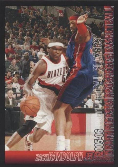 2005-06 Bowman Draft Picks & Prospects - Zach Randolph #68 for sale ...