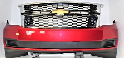 2015-2016-2017-2018 Chevy Tahoe Front Bumper Assembly CRYSTAL CLARET ...
