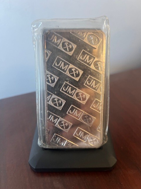 Sealed JM Johnson Matthey 10 oz .999 Fine Silver Bar #316461 | eBay