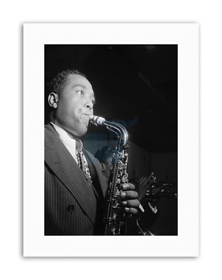 MUSIC CHARLIE PARKER JAZZ MUSIC SAX LEGEND Vintage Music Canvas art ...