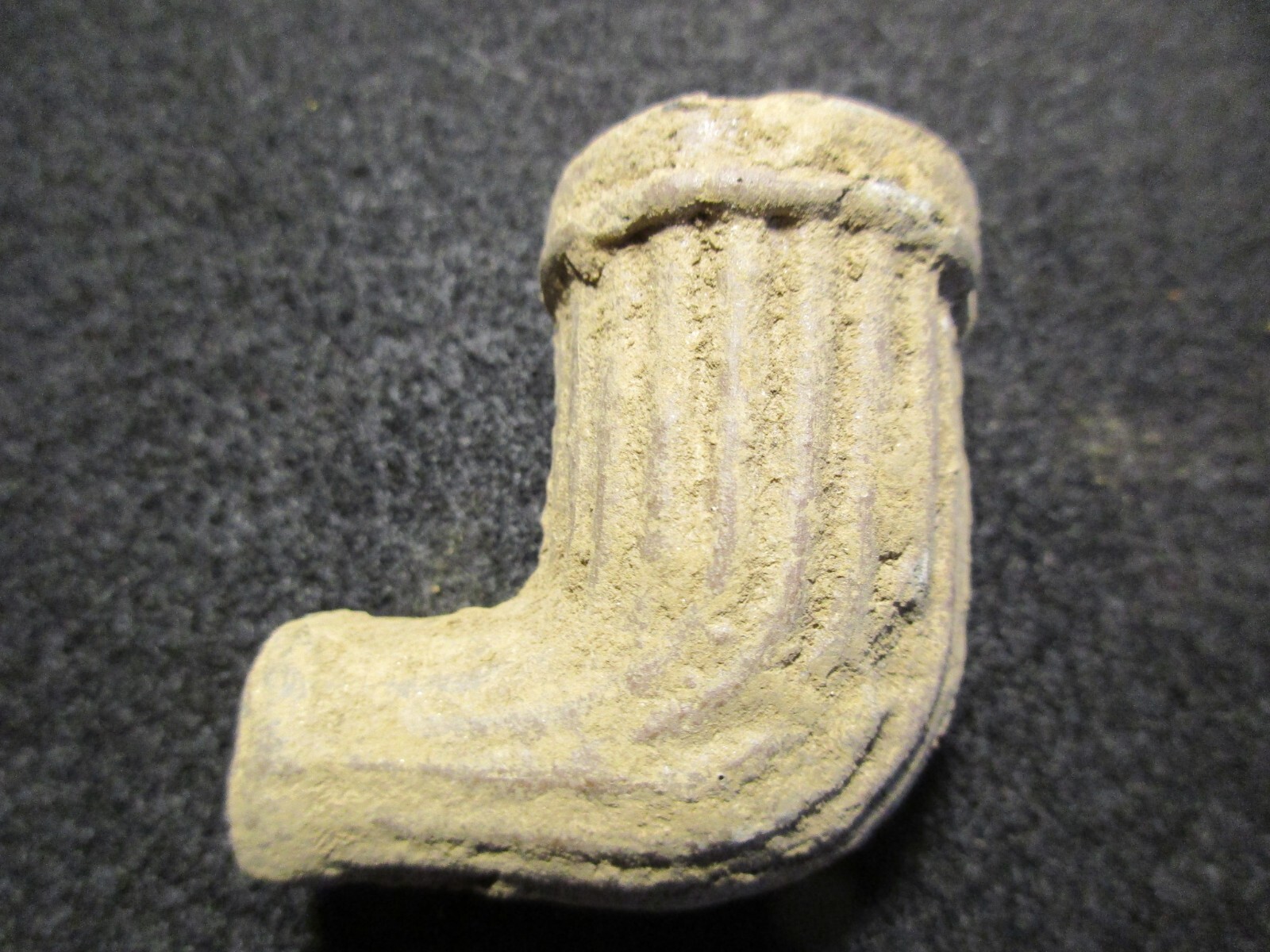 EARLY AMERICAN CLAY TRADE PIPE, EXCAVATED OHIO PIPES, 1800'S, PORT-0123 ...