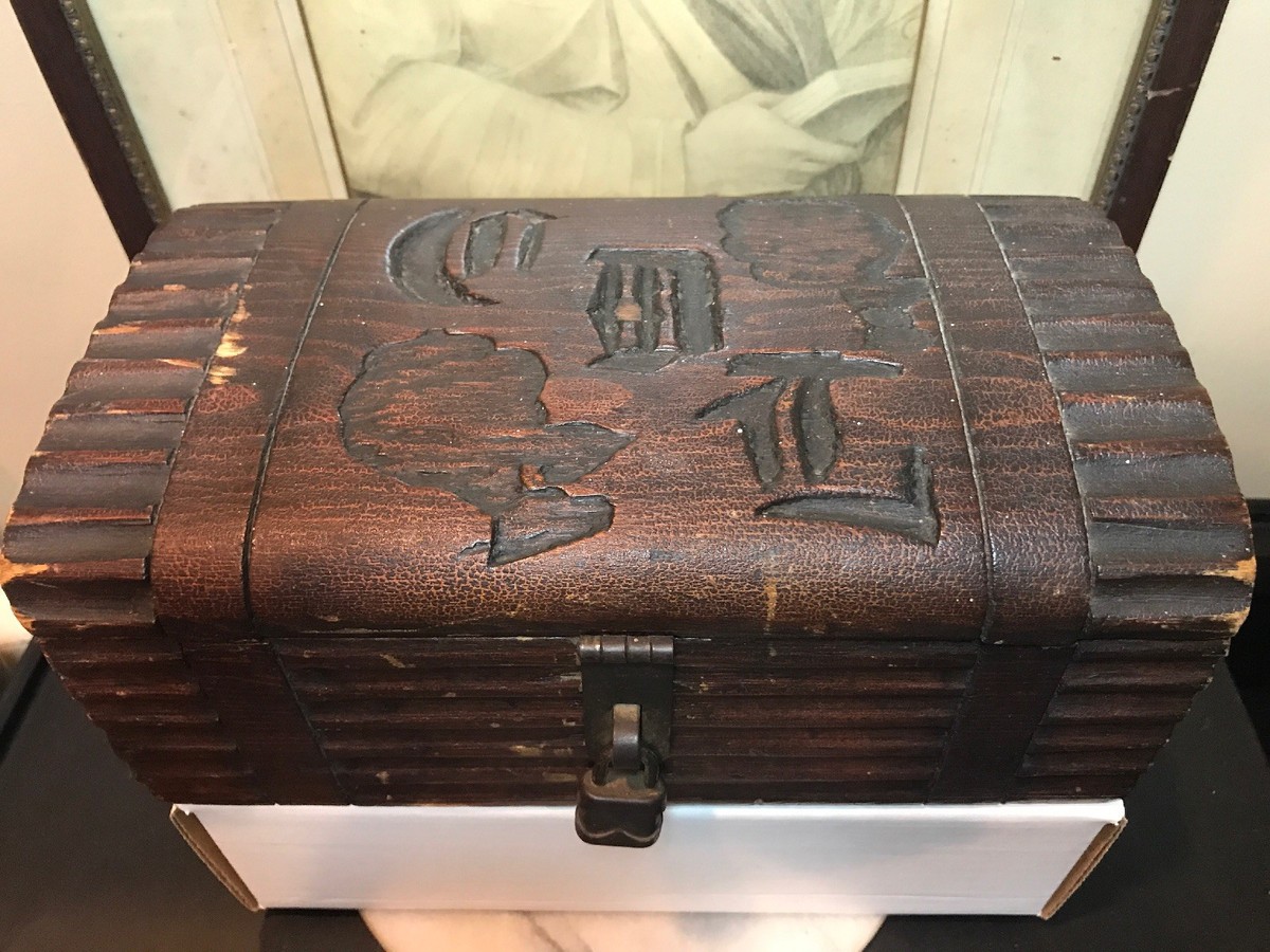 Antique Wooden Box Hardware