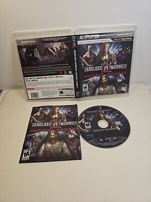 Deadliest Warrior: Ancient Combat (PlayStation 3 PS3) CIB Complete w ...