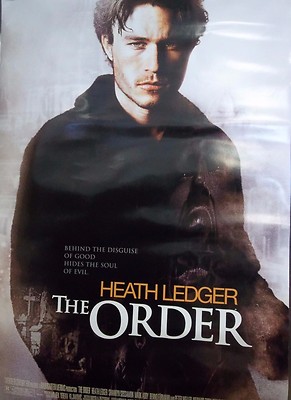 2003 The Order Heath Ledger Original Double Sided Movie Poster 27x40 | eBay