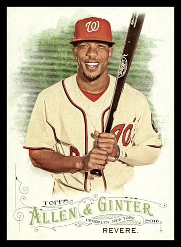 2016 Topps Allen & Ginter 46 Ben Revere Washington Nationals Baseball ...