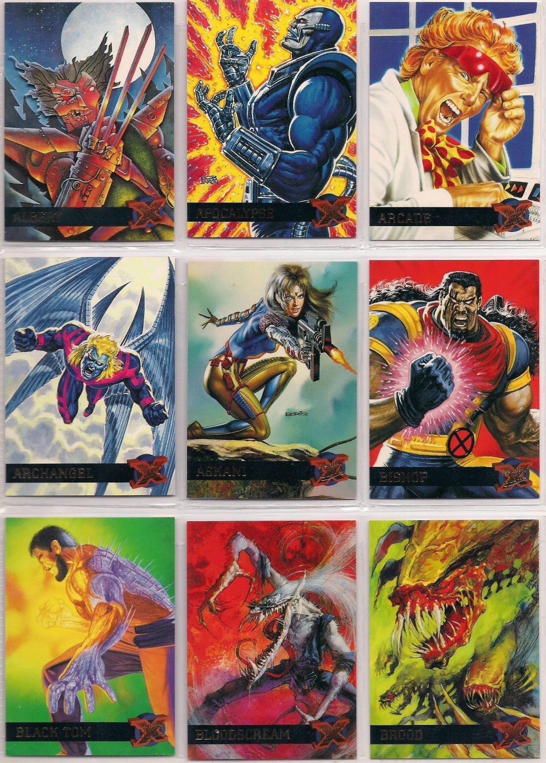 Fleer Ultra X-Men 1995 Complete 150 Card Set~NM/M~Deadpool ~Logan movie ...