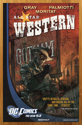 2011 DC Comics All Star Western Series Promo Print Ad/Poster New 52 ...