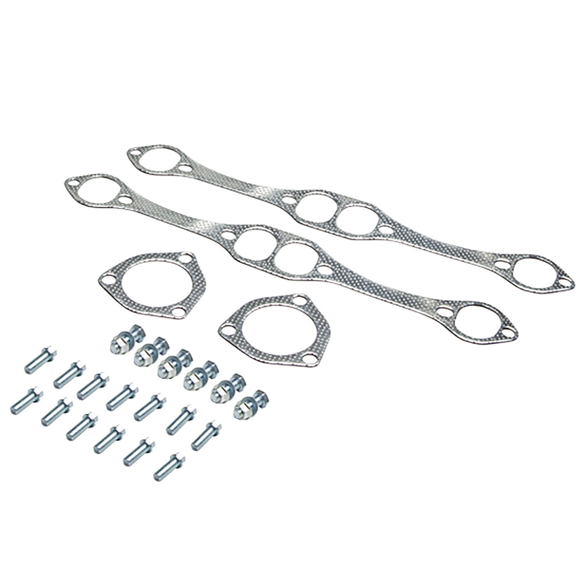 FOR CHEVY SBC SMALL BLOCK HUGGER SHORTY STAINLESS STEEL HEADER MANIFOLD ...