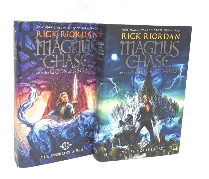 The GOD OF ASGARD BY Rick Riordan HB/DJ 1st Editions | eBay