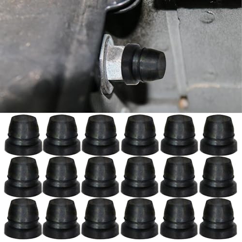 18Pcs Car Brake Bleeder Screw Caps, Auto Rubber Grease Fitting Cap Dust ...