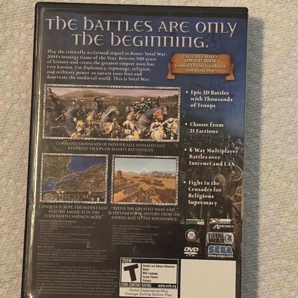 Medieval II: Total War (Limited Edition) (PC, 2006) NEW Sealed ...