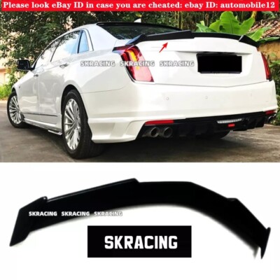 Fits For Cadillac CT6 2016-2018 Glossy Black Rear Trunk Spoiler Lip ...