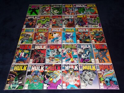 THE INCREDIBLE HULK 350 - 399 LOT 47 MARVEL COMICS 377 393 SPIDERMAN ...