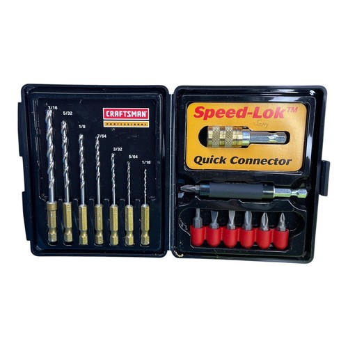 CRAFTSMAN Professional Drill Bit SET Speed-Lok Quick Connector | eBay