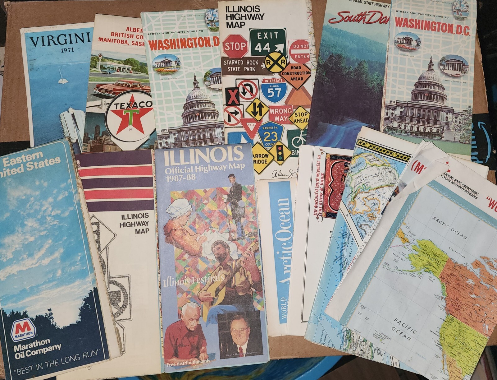 Vintage Mixed Lot State City Highway Road Gas Station Maps 13 Total | eBay