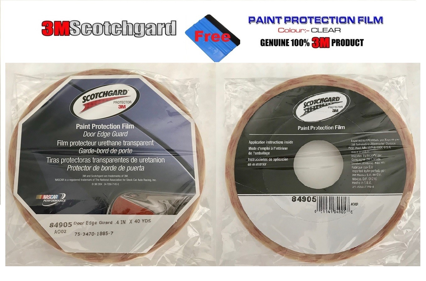3M 33 YD 0.4" Wide Roll Door Edge Guard Car Paint Scratch Protection ...