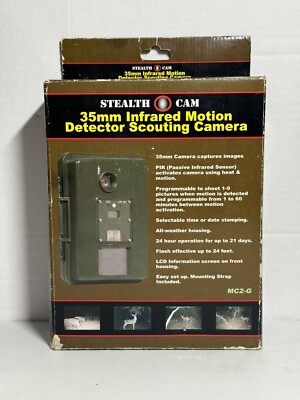 Stealth Cam, Trail Cam, 35MM Infrared Motion Detector Scouting Camera ...
