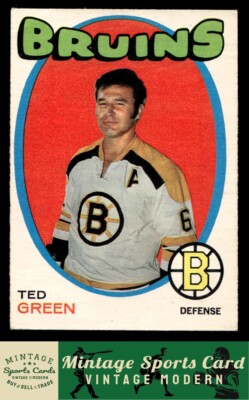 1971 O-Pee-Chee OPC - Ted Green - #173 Boston Bruins | eBay