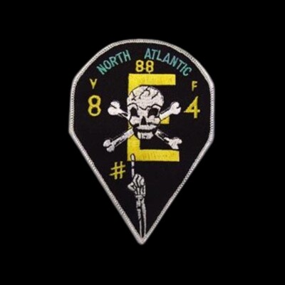 USN NORTH ATLANTIC 88 VF-84 HAT PATCH CAP NAVY OFFICER USS GIFT VETERAN ...