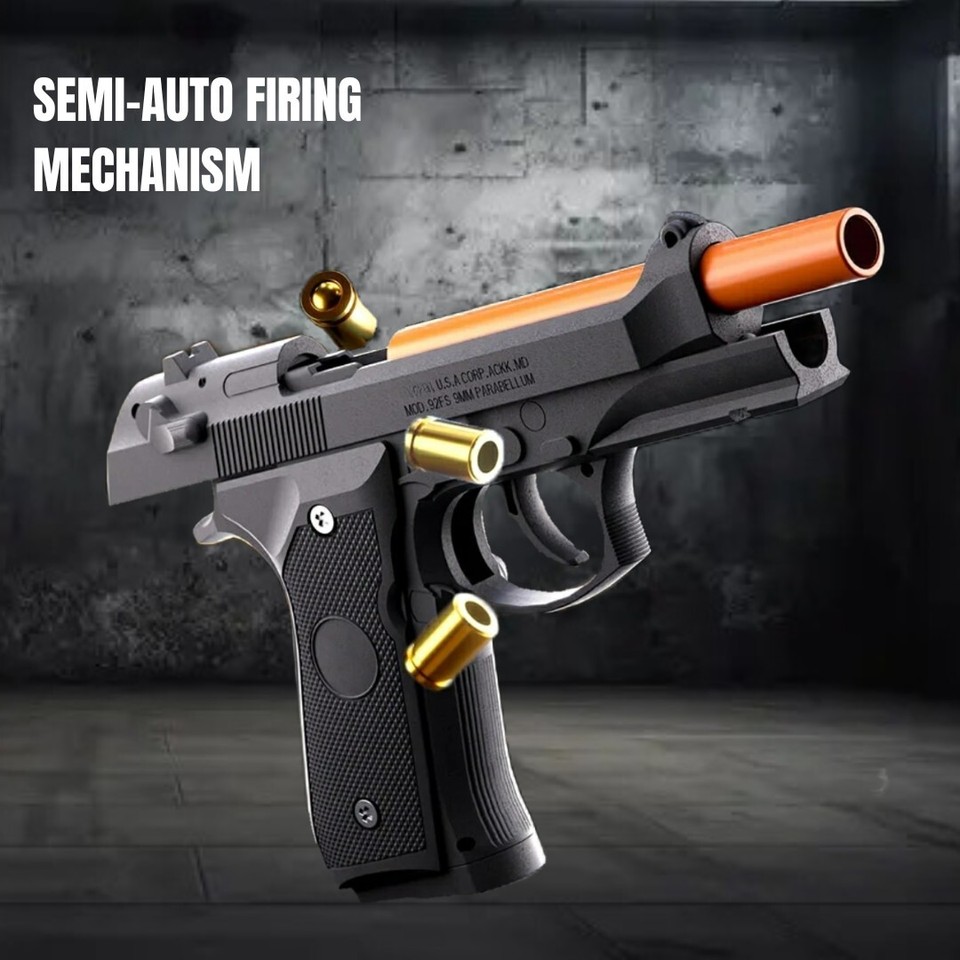 Beretta M9A3 Shell-ejecting Soft Bullet Toy Gun Pistol | eBay