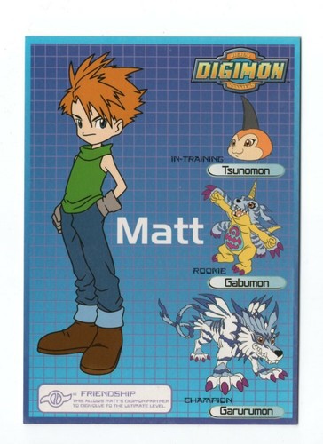 DIGIMON DIGITAL MONSTERS carte postale PC0364 MATT | eBay