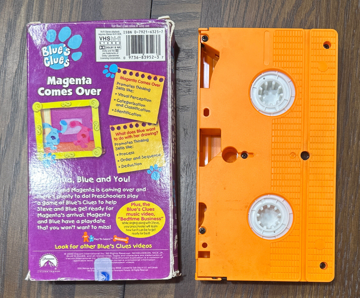 Blues Clues - Magenta Comes Over (VHS, 2000) 97368395237 | eBay