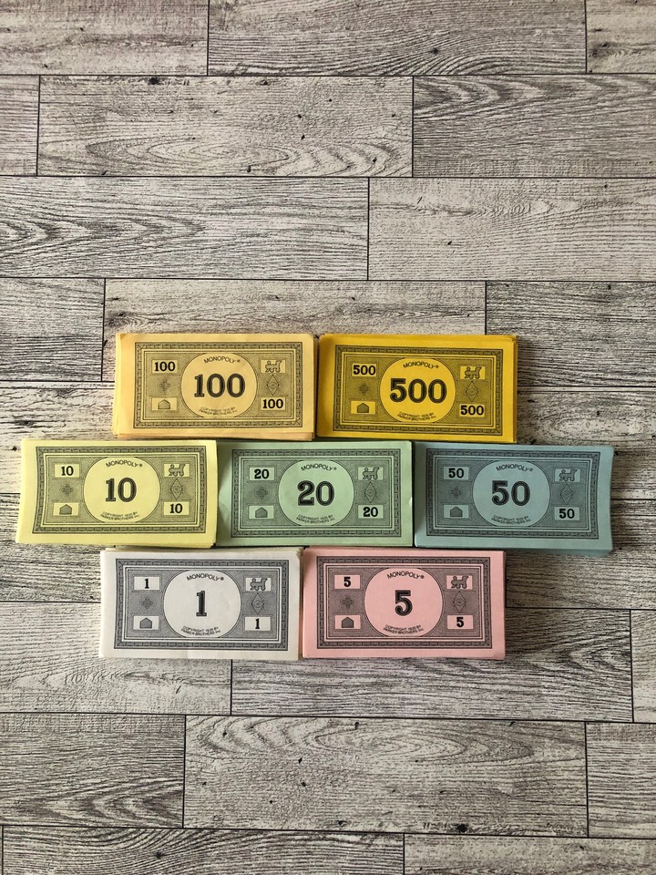 Genuine Monopoly REPLACEMENT MONEY CASH BILLS - Various Editions ...