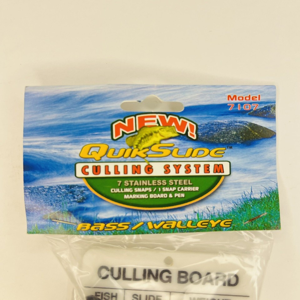 Quik Slide Fishing Tools Tournament 7 Float Culling Kit System Brand ...