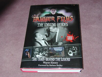 Hammer Films, The Unsung Heroes, HARDCOVER book by Wayne Kinsey ...