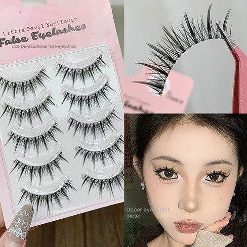 Extension Little Devil Sunflower Eye Lashes Grafting Eyelash False ...