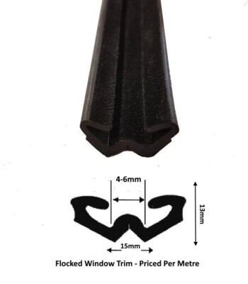 Flocked Window 'U' Channel Per Metre | eBay
