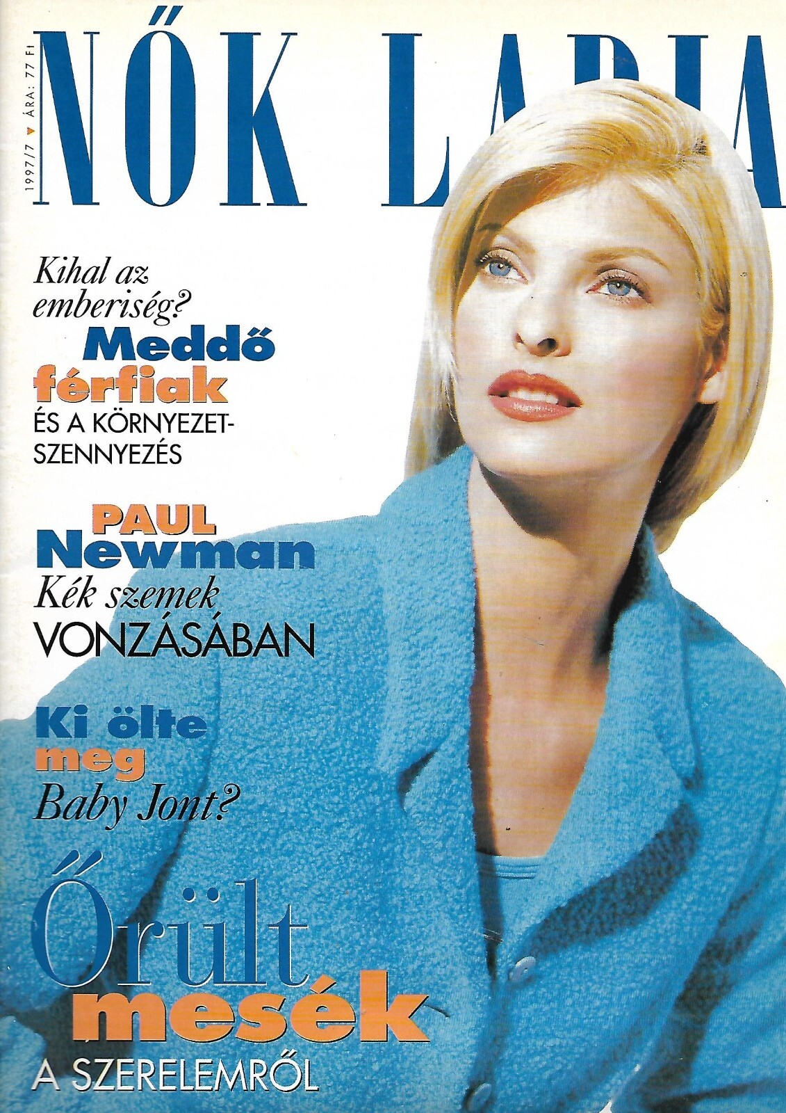 Nok Lapja Magazin Ungarn 1997/07 - Nadja Auermann on cover | eBay