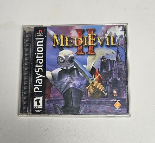 MediEvil II 2 PlayStation 1 PS1 Black Label CIB Complete! | eBay