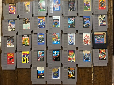 NES Nintendo 31 Video Game Lot - Classic and Rare Games Included | eBay
