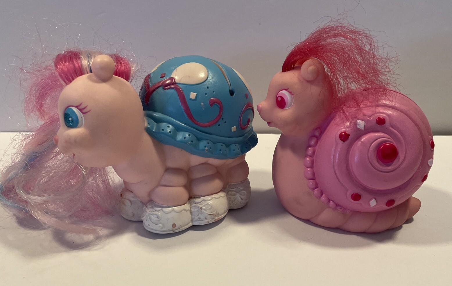 Vintage Tonka KEYPERS Pink Pearl Snail Figure Toy Bank & Turtle Sheldon ...