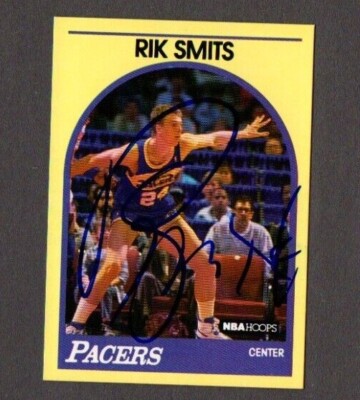 Rik Smits 1989-90 NBA Hoops authentic autographed card Pacers | eBay