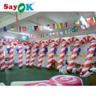 Inflatable Christmas Candy Cane PVC Airtight Candy Cane Decoration ...