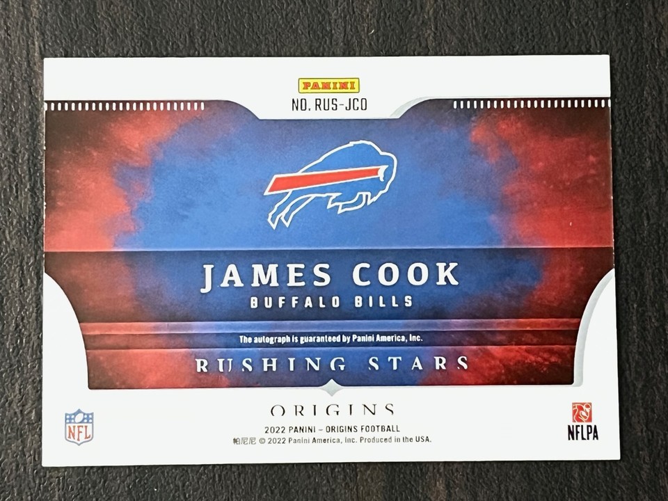 JAMES COOK - 2022 Panini Origins Rushing Stars Rookie Autograph #/25 | eBay