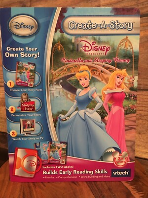 Vtech Disney Cinderella and Sleeping beauty create a story | eBay