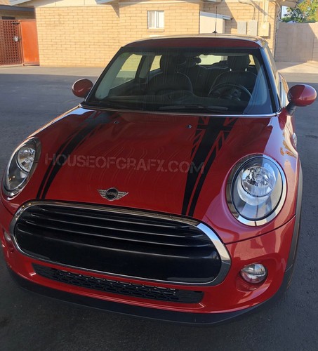 Mini Cooper Countryman S JCW Union Jack Bonnet Hood Stripes Stripe ...