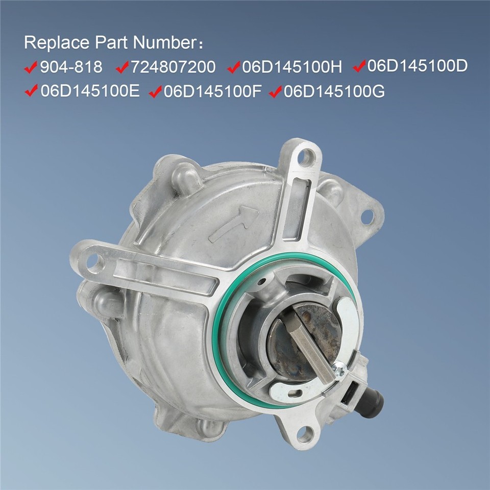 Brake Vacuum Pump 06D145100H For Audi A3 A4 TT Volkswagen Eos GTI Jetta ...