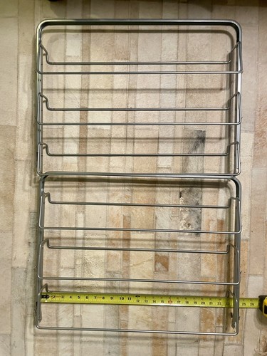 Pair Elfa Gliding Shoe Rack Shoe Shelf Platinum 24 inches | eBay