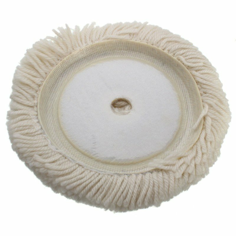 1PC 6 Inch WOOL BUFFING PAD Detailing Buffer Polishing Pad For Car ...
