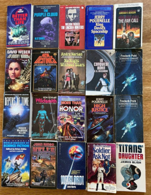 10X All Science Fiction Scifi Random Mix Paperback Books Vintage 1960s ...