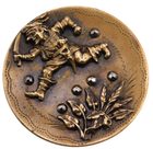 Large Antique Fairy Tale Picture BUTTON The GIANT NICE 1&5/8 | eBay